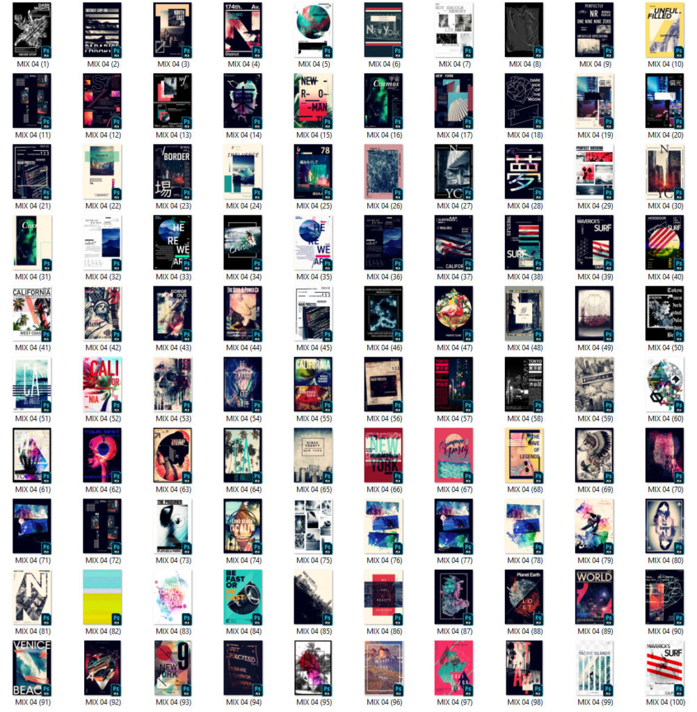 MIX 01 – 343 TEMPLATES PSD - Mega Pack do Designer Legacy