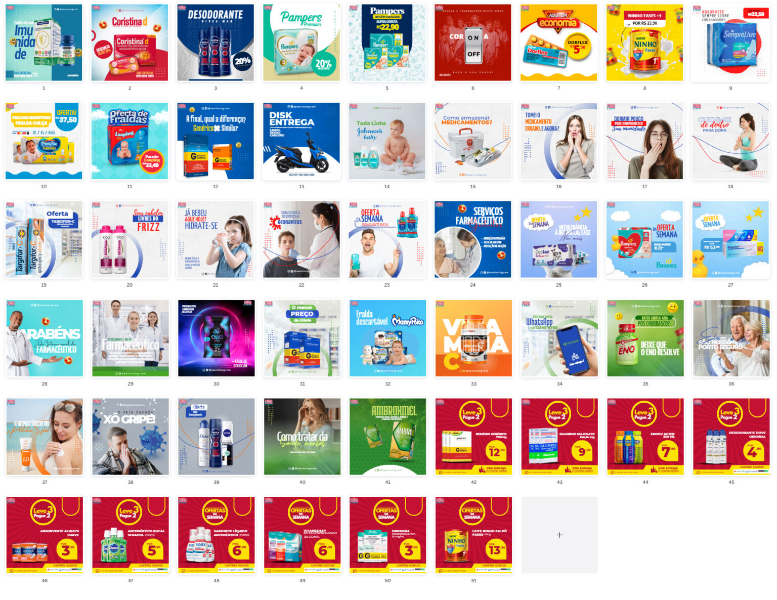 Farmacia 01 61 Templates Canva Mega Pack Do Designer Legacy 8007