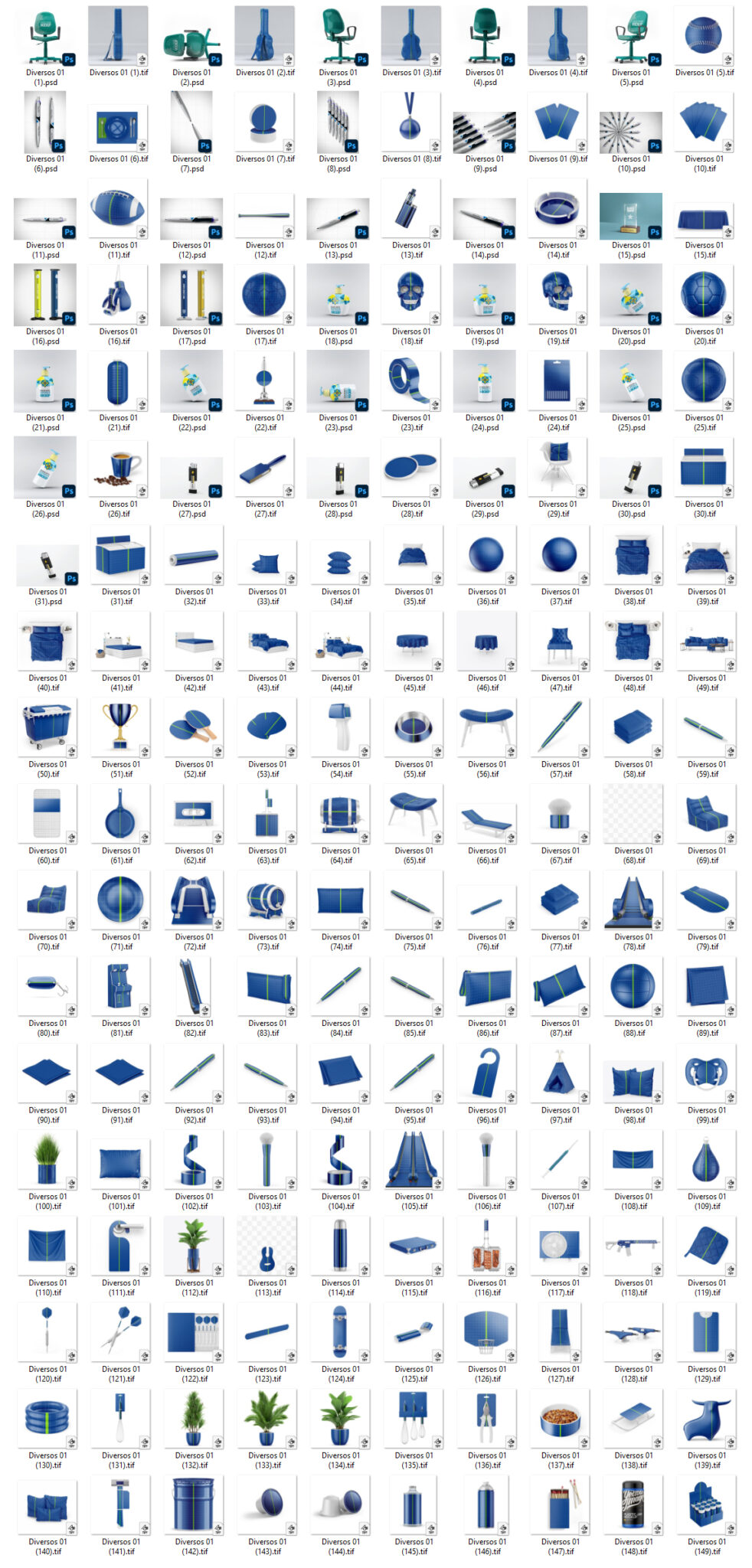 DIVERSOS 01 – 308 TEMPLATES PSD E TIF - Mega Pack do Designer Legacy