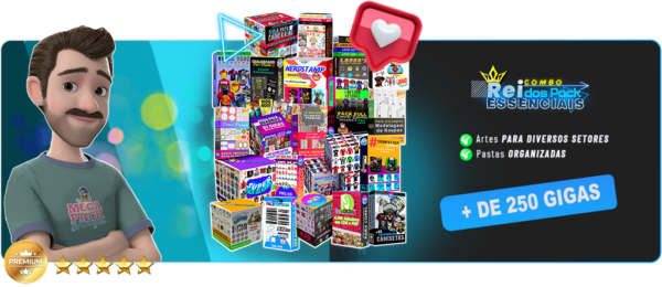 COMBO REI DOS PACK - Mega Pack do Designer ULTRA GB