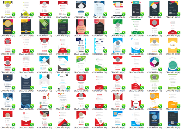 CHACHÁS 01 – 522 VETORES COREL - Mega Pack do Designer Legacy