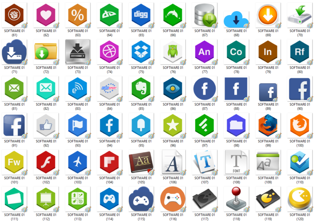 SOFTWARE 01 – 301 IMAGENS PNG - Mega Pack do Designer Legacy