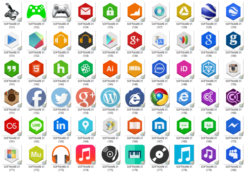 SOFTWARE 01 – 301 IMAGENS PNG - Mega Pack do Designer Legacy