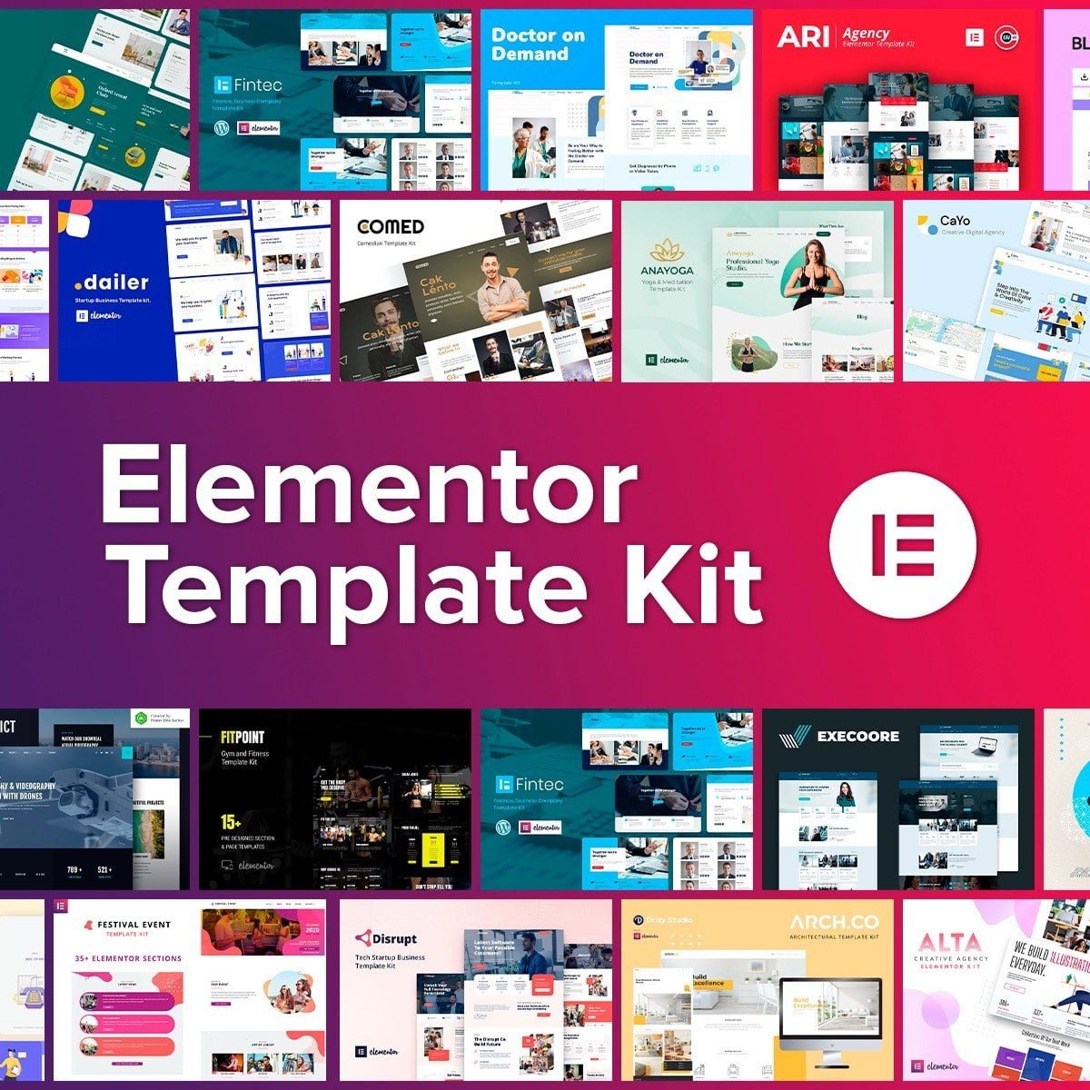 TEMPLATES KIT – ELEMENTOR - Mega Pack do Designer Legacy