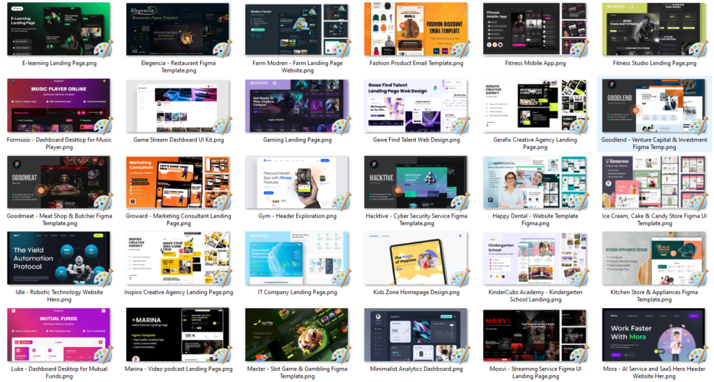 PACK 100 TEMPLATES FIGMA - Mega Pack do Designer Legacy