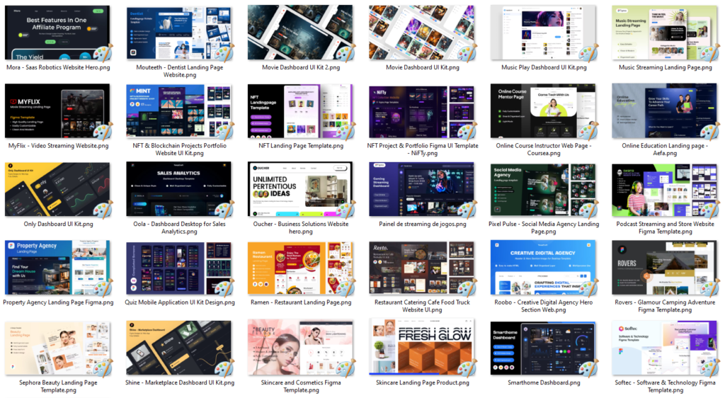 PACK 100 TEMPLATES FIGMA - Mega Pack do Designer Legacy